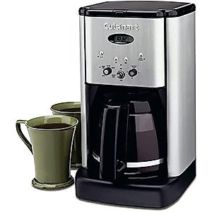 Cuisinart DCC-1200P1 Brew Central 12-Cup Programmable Coffeemaker Coffee Maker, Carafe, Brushed Chrome