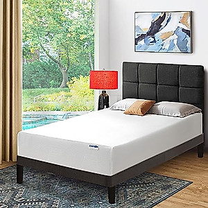 ELEMUSE Twin Mattress 8 Inch Cooling Gel Memory Foam Mattress, CertiPUR-US® Certified Breathable Bed in a Box for Pressure Relief, Fiberglass-Free