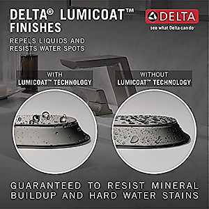 Delta Faucet T2743-KS-PR Trillian Deck-Mount Without Diverter, Lumicoat Black Stainless