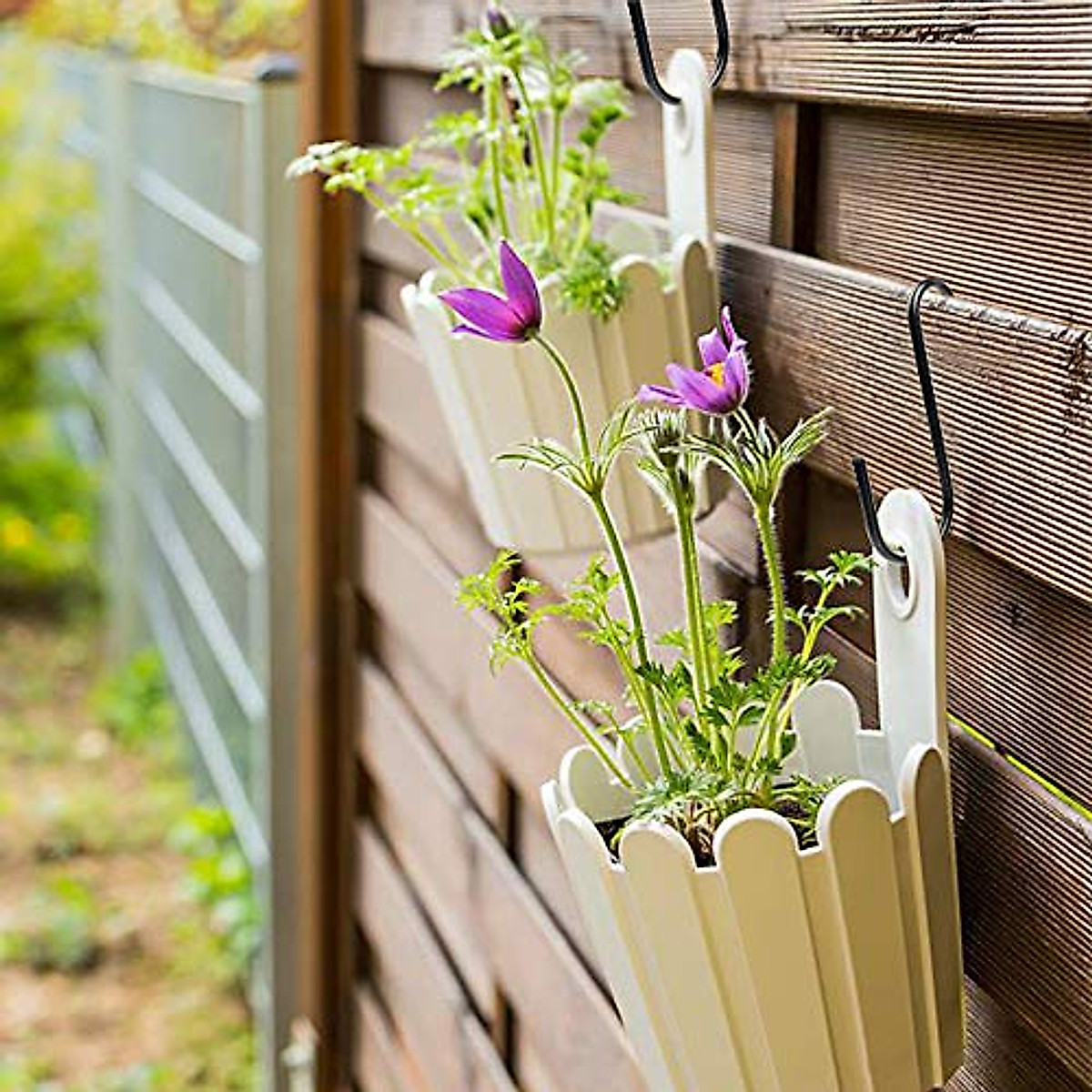 Vindar 4 Pack 6 Inches Bird Feeders Hooks Extra Large S Shape Hooks Heavy Duty S Shape Hook for Hanging Wind Chimes, Garden Ornaments, Gardening Tools, Bird House, Lanterns, Kitchenware