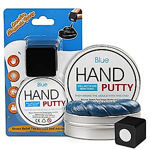 JAYEE Blue Magnetic Slime Putty, Magic Slime Hand Soft Putty with Upgraded Bigger Magnet Fidget Game Stress Relief Thinking Educational Toy Christmas Birthday Gifts for Boys Girls Adults(Blue)