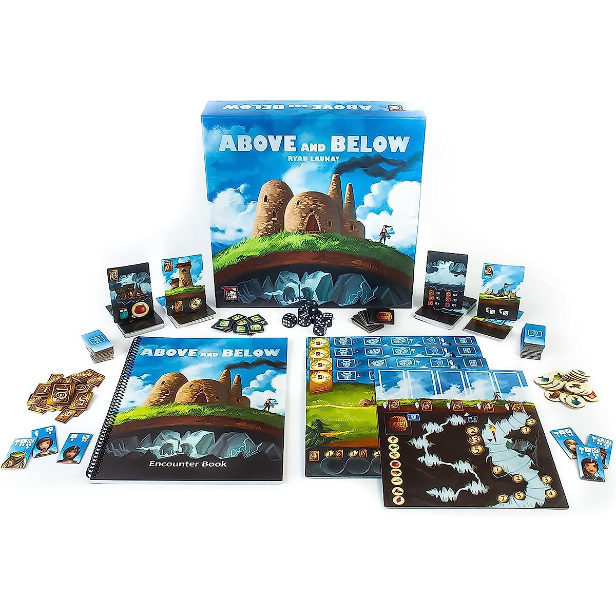 Red Raven Games Above and Below, Strategy Board Game
