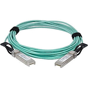 StarTech.com Cisco SFP-10G-AOC5M Compatible 5m/16.4ft 10G SFP+ to SFP+ Active Optical Fiber - 10Gbps SFP Plus/Mini GBIC/Transceiver Module Cable - Firepower ASR1000 (SFP10GAOC5M)