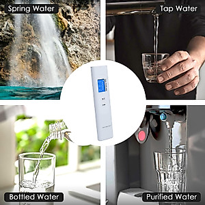 JuviPerpric TDS Meter, 6 in 1Digital Water Tester,COD/TOC/TDS/UV275/EC/Temp Water Quality Tester for Drinking Water, Well, Tap, Purified etc.