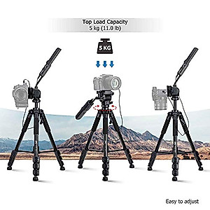 Video Remote Control Tripod for Sony FDR-AX53 AX43 AX33 AX100 AX700 HDR-CX405 CX455 CX440 CX675 Camcorder Handycam RX10M4 RX10M3 RX10M2 RX100M7 RX100M6 HX99 HX90V HX80 HX60V HX50V HX400V HX300 Camera
