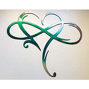 Infinity Heart Metal Wall Art -Always & Forever Infinity
