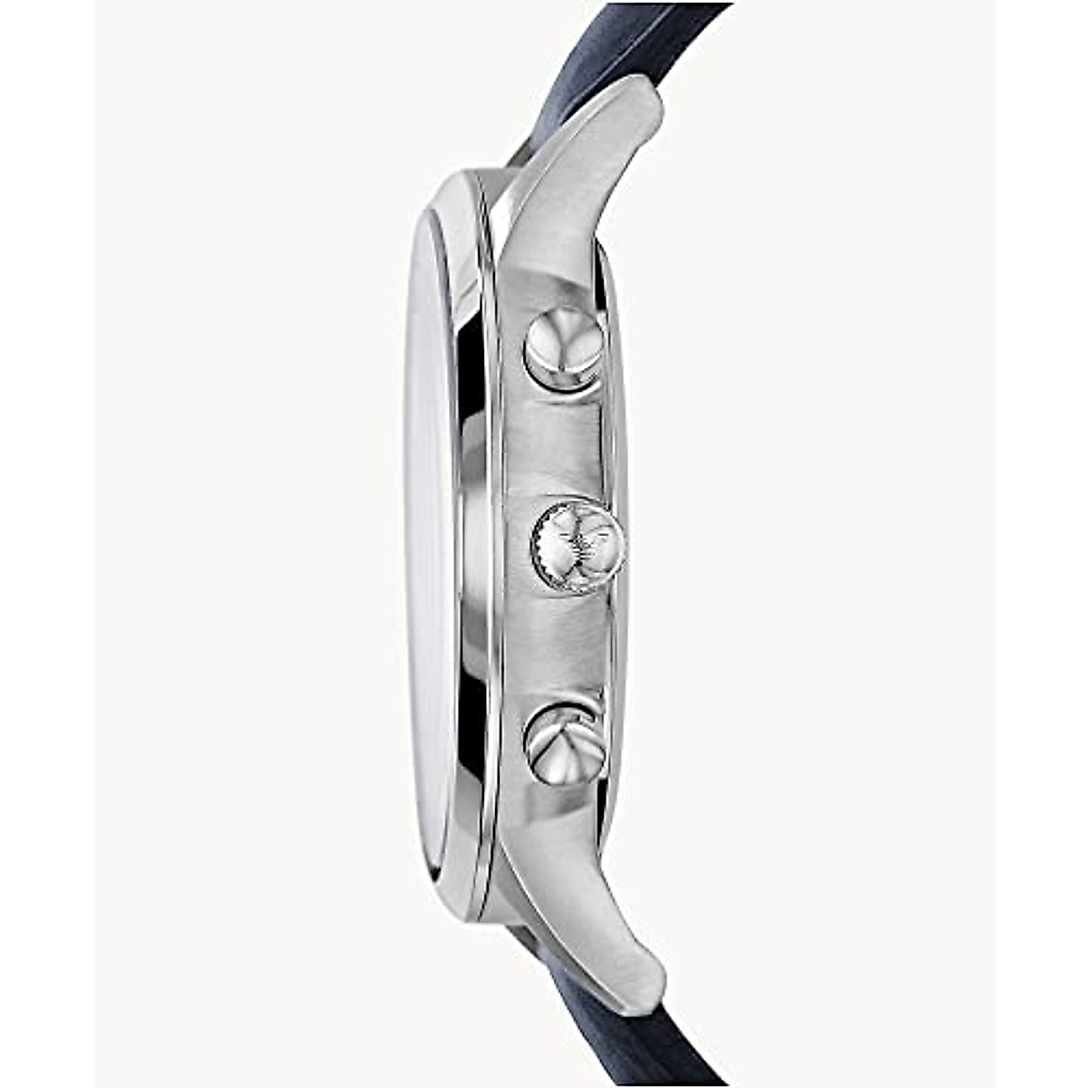 Emporio Armani Classic Chronograph Blue Dial Leather Strap Mens Watch AR2473