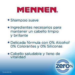Mennen Zero (0 Alcohol, o Coloring, o Silicon) for healthy hair