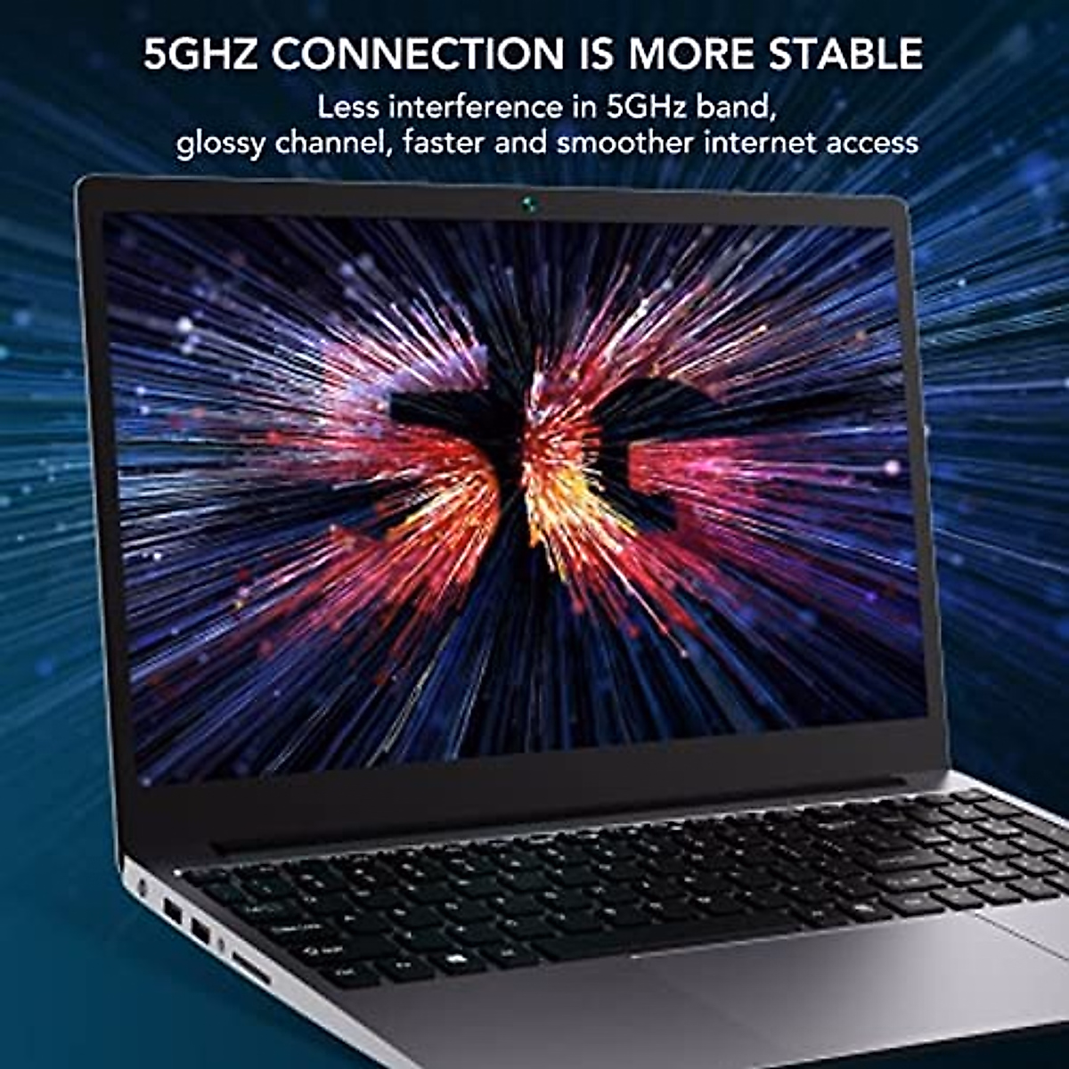 15.6in Laptop, Portable Laptop Portable FHD Screen 100-240v for Work (16+1TB US Plug)