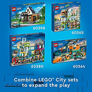 LEGO City Car Wash 60362 Building Toy Set, Fun Gift Idea for Kids ages 6+, Features Spinnable Washer Brushes and includes an Automobile and 2 Minifigures