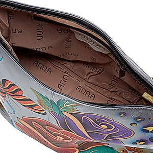 Anna by Anuschka Medium Hobo, Rose Safari Grey