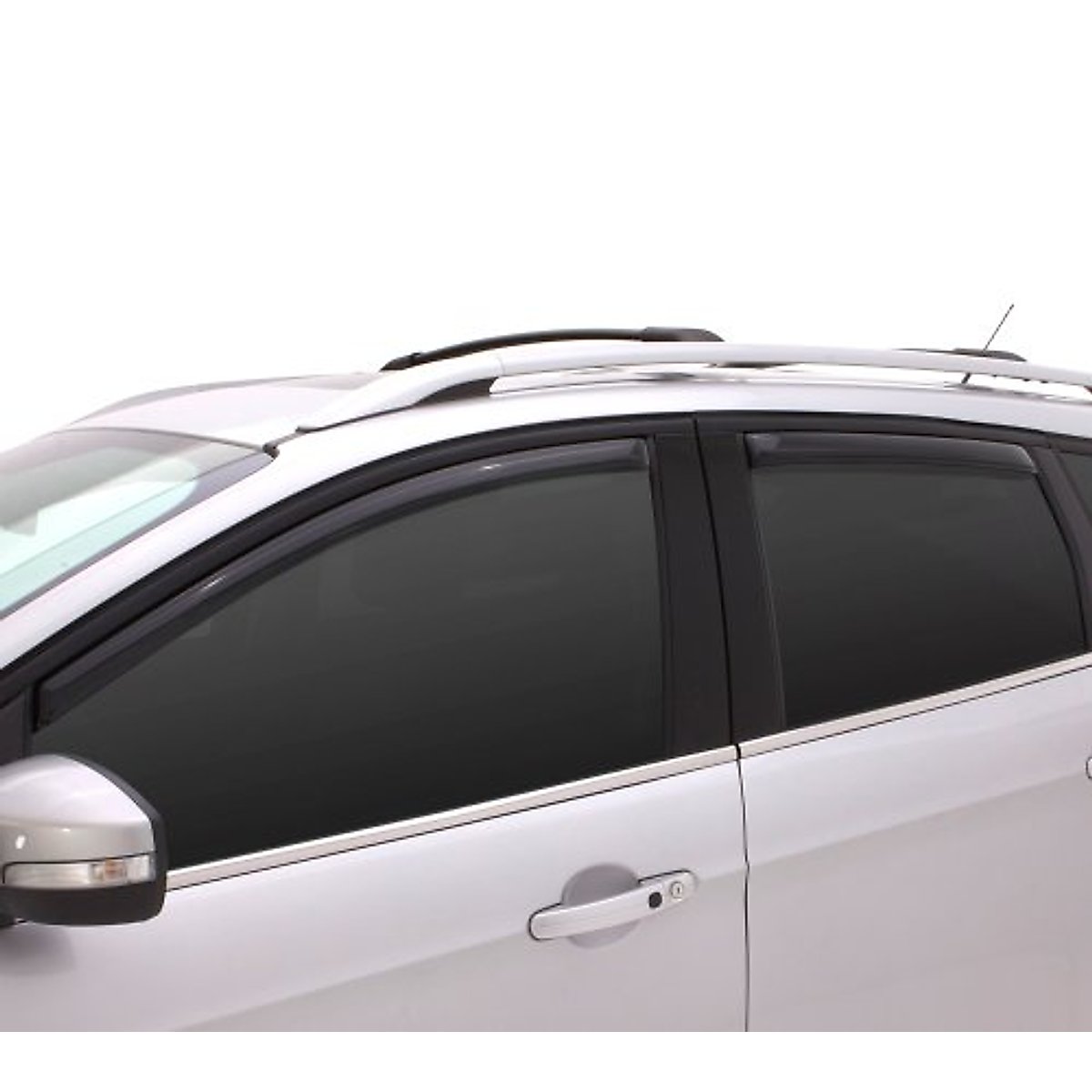 Auto Ventshade 194914 In-Channel Ventvisor Window Deflector for 2007-2013 Toyota Yaris, Smoke, 4 Piece
