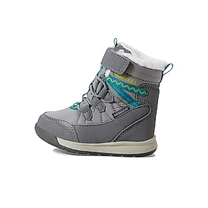 Merrell Snow Crush 3.0 JR Waterproof Boot, Grey/Multi, 6 US Unisex Little Kid