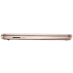2023 Newest HP Laptops for College Student & Business, 14'' HD Computer, Intel Celeron N4120(4-core), up to 2.60 GHz, 16GB RAM, 576GB(64GB SSD+512GB Card), HDMI, Rose Gold, Windows 11, ROKC HDMI Cable