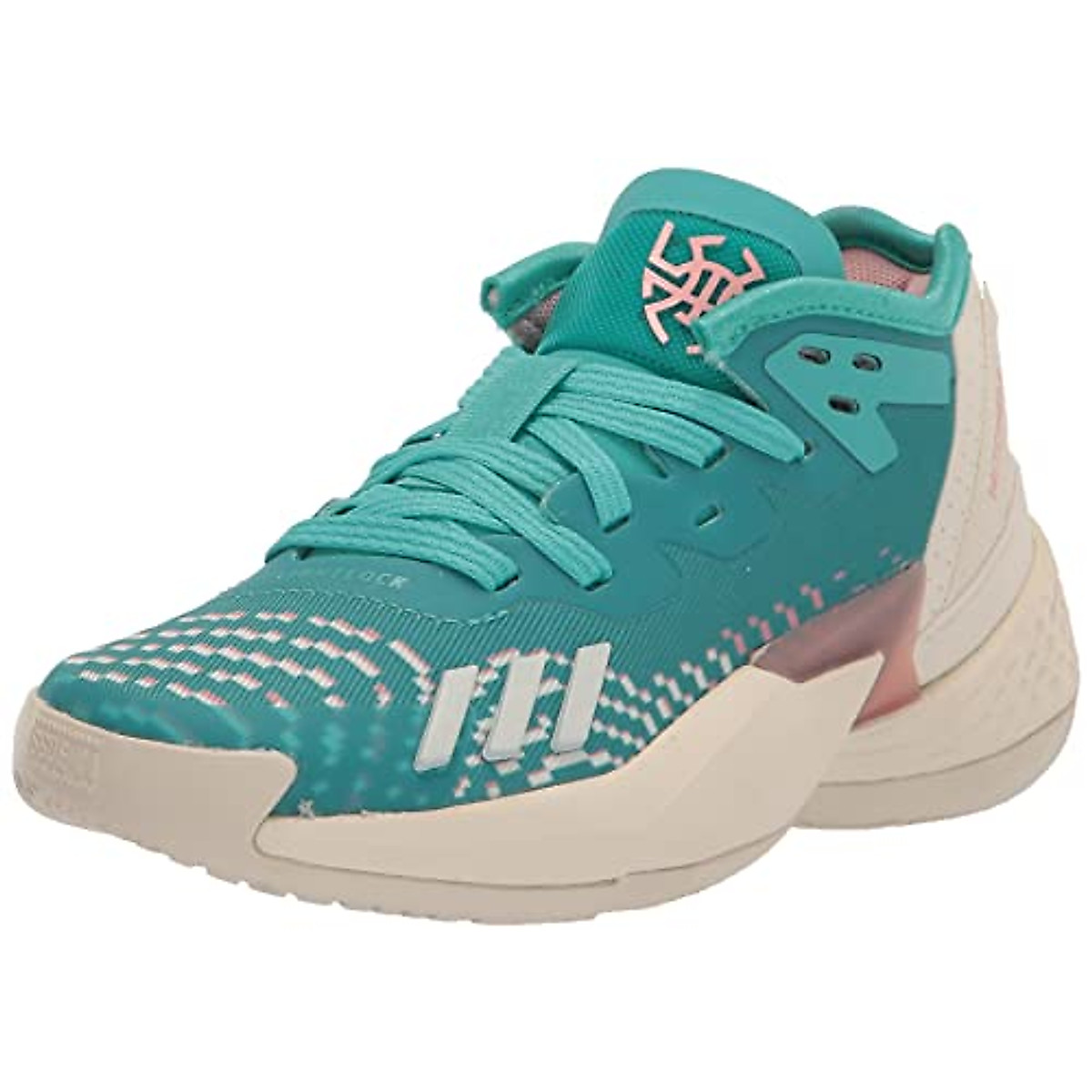 adidas D.O.N. Issue 4 Basketball Shoe, Pantone/Taupe Metallic, 2 US Unisex Little Kid