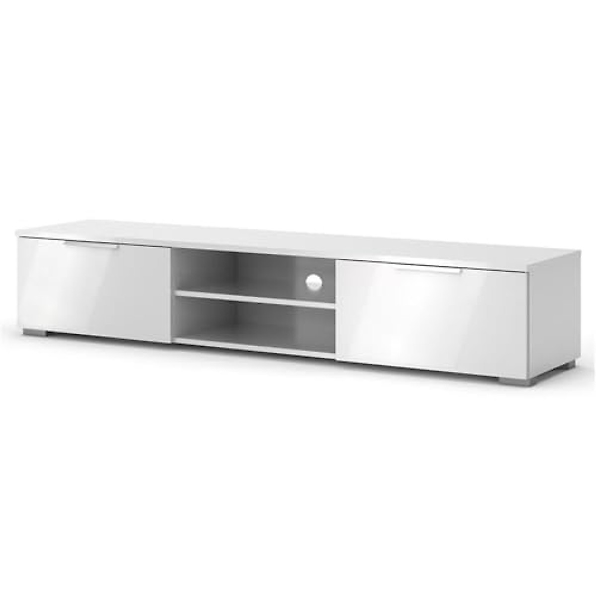 Tvilum Match TV Stand, White High Gloss