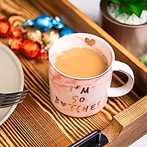 I'm 50 - Funny 50th Birthday Gifts for Women - Best Turning Fifty Year Old Birthday Gifts Ideas for Women, Wife, Mom, Daughter, Sister, Aunt, Best Friends, BFF, Coworkers, Her - Ceramic Coffee Cup