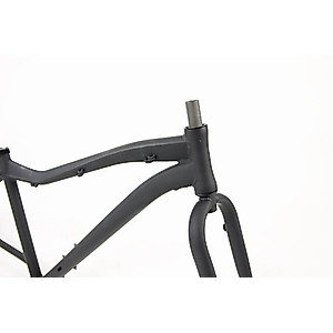 Motobecane Boris Fat Bike Frame Frameset Rigid Fork Unbranded Mountain Bike for 26 Inch Wheels (15" fists most riders 5'5" to 5'8" tall)