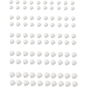 20X HEX NUT Cover Cap M4 to M30 Protection Bolt Round Hexagon Dome White Screw Head CAR Plastic (Diameter M4 / Hex 7mm)