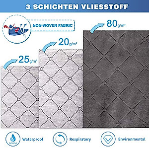 SGHUO Underbed Storage Bags, 4 Pack Large Clothes Blankets Comforters Storage Containers with Clear Windows and Extra Reinforced Handles, Grey