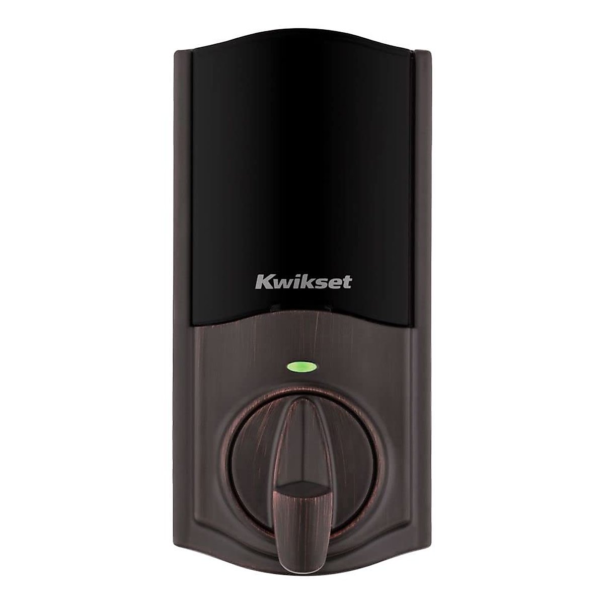Kwikset Home Connect 620 Smart Lock Deadbolt with Z-Wave Technology, Works with Ring Alarm, Samsung Smartthings and More, Z-Wave Hub Required, Traditional Design in Venetian Bronze