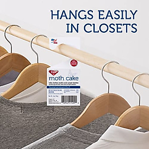 Enoz Moth Cake Pack of 12 Kills Clothes Moths, Carpet Beetles, and Eggs and Larvae