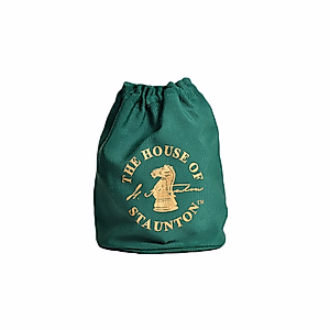 The House of Staunton Drawstring Chess Bag (Green)