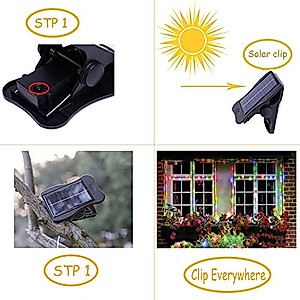 ZNYCYE Solar Umbrella Lights,Patio Umbrella Lights Outdoor With 8 Modes 3V Solar Panel Clip 112 Led Outdoor Waterproof Umbrella Solar Lights for Beach Deck Garden Camping Tents Party Decoration