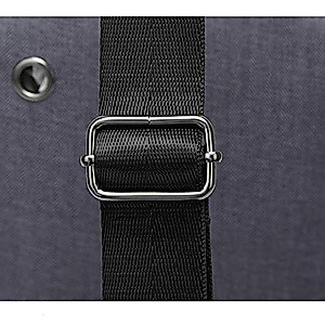 YUKABAN Sling Bag Water Resistant Shoulder Chest Crossbody Bags Sling Backpack for Men Women (Black)
