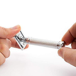 MÜHLE TRADITIONAL Twist Safety Razor (Closed Comb) | Perfect for Everyday Use | Barbershop Quality Close Smooth Shave | Luxury Razor for Men