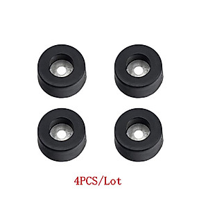 KROYWACHS DJ Speaker Cabinet Rubber Feet for Speaker Cabinets and Flight Case， Repair Kit Accessories Woofer 4PCS 38x19mm for Home Theater Karaoke