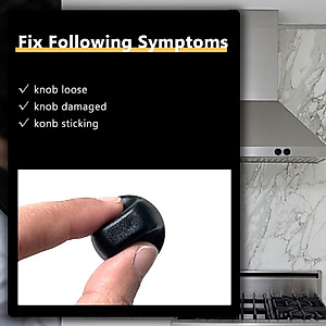 GYOFFULL S99360232 Range Hood Knob S600348 Fan Knob Replacement Parts for Kitchen Appliances Stove Fan and Light Replacement Knob 1PC
