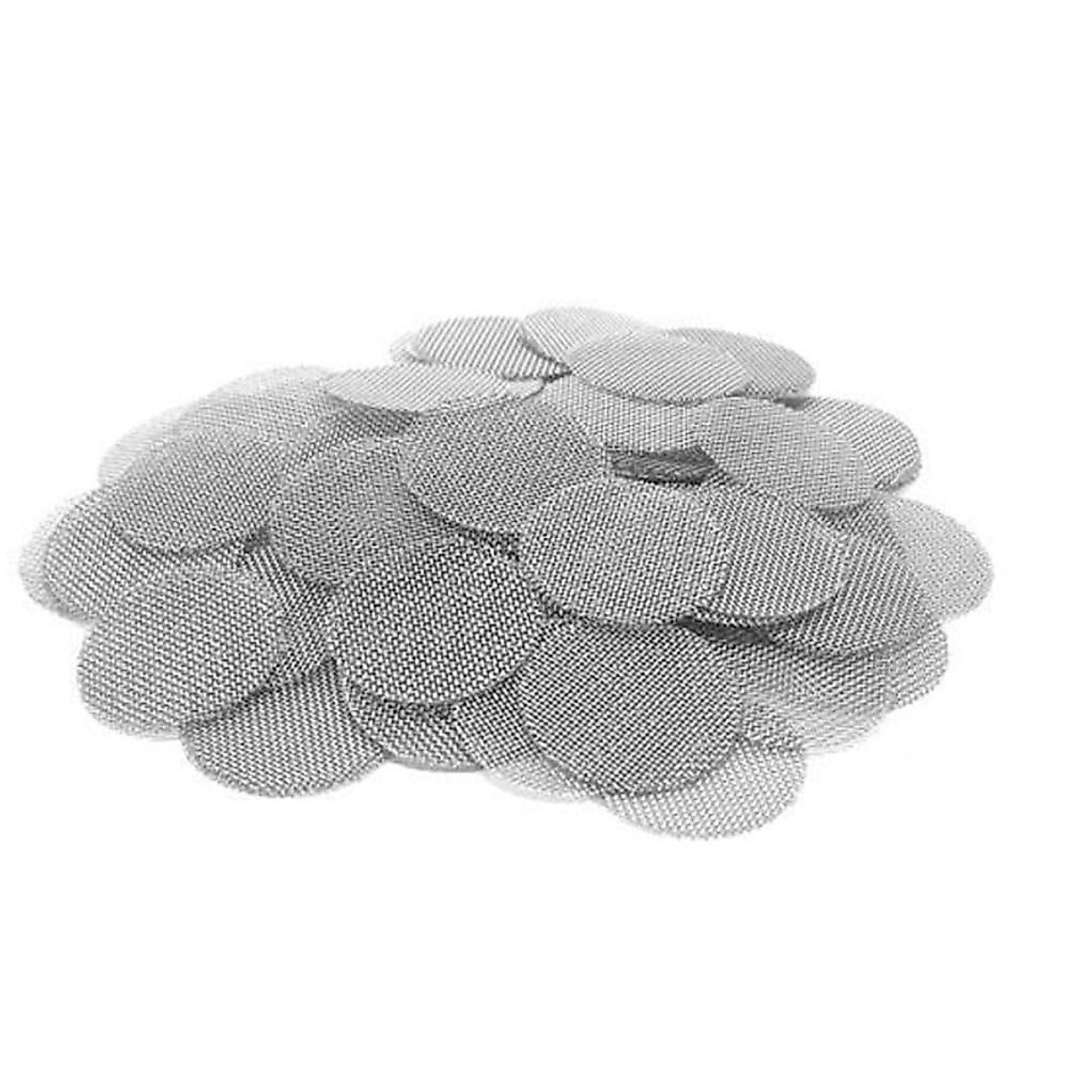 100 pcs 13/16 Inch (.812") 304 Stainless Steel Faucet Screen Replacement, Faucet Aerator Screens,Faucet Aerator