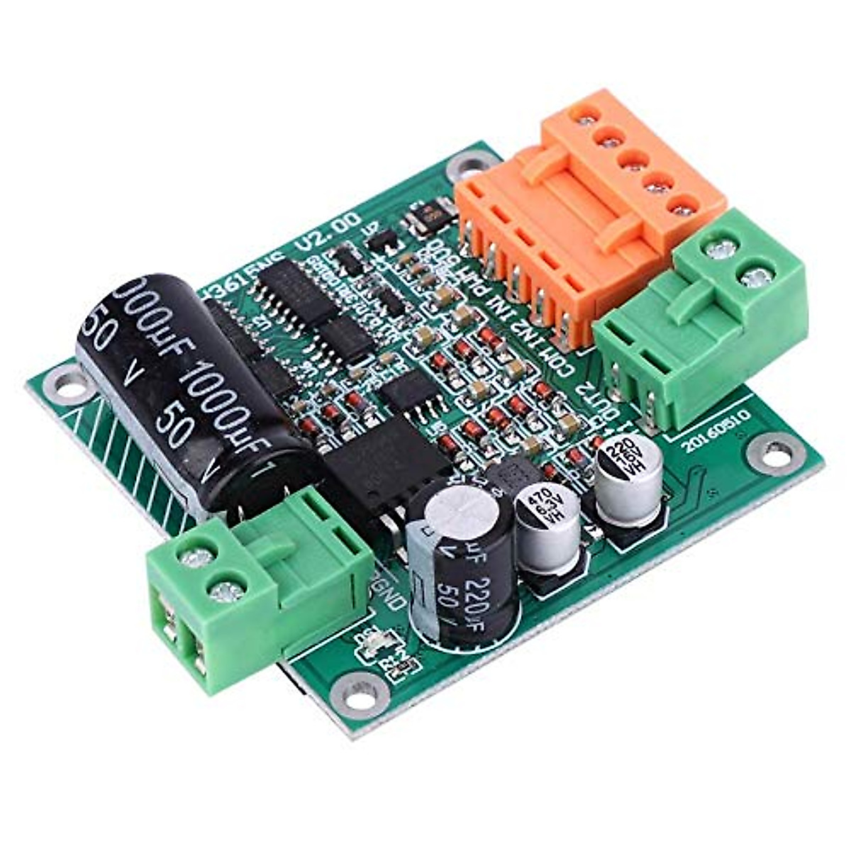 Davitu Motor Driver - Large Power DC Motor Drive Board 12/24/36V H Bridge Positive and Reverse Rotation Full PWM with Undervoltage Protection
