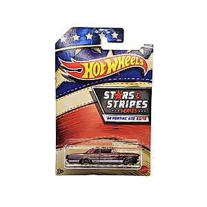 Hot Wheels American Stars and Stripes Bundle of 8 Diecast Vehicles in Red White and Blue