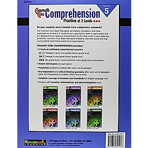 Newmark Learning Grade 5 Common Core Comprehension Aid