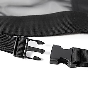 BKHdesign Calf Sling - Large Black Sling for Weighing and Lifting Small Animals - Complete with Bottle Feeder and 2 Food Feeders
