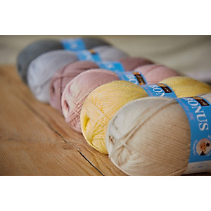 Sirdar Wool Hayfield Bonus DK, 100g, Baby White (856)