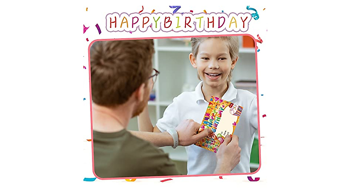 Happy Birthday Certificates & Bookmarks for Kids Classroom – 72 Pack