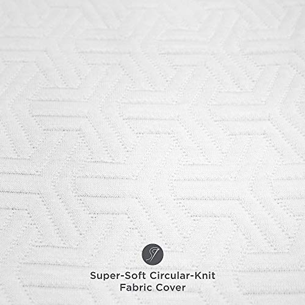 SensorPEDIC 2-Inch Prime Gel-Infused Mattress Topper, King, White
