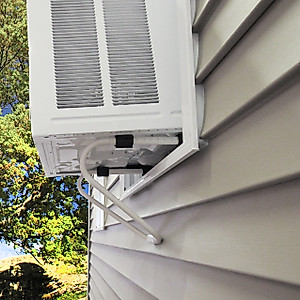 Frost King ACBNT2 No Tools Tubular Air Conditioner Bracket, for walls up to 10" thick