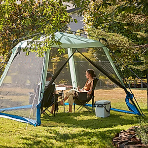 Coleman Skylodge Instant Setup Screened Canopy Tent, 10x10/15x13ft, Portable Screen Shelter for Bug-Free Lounging — Ideal for Picnics, Yards, Beaches, Parks, Camping & More