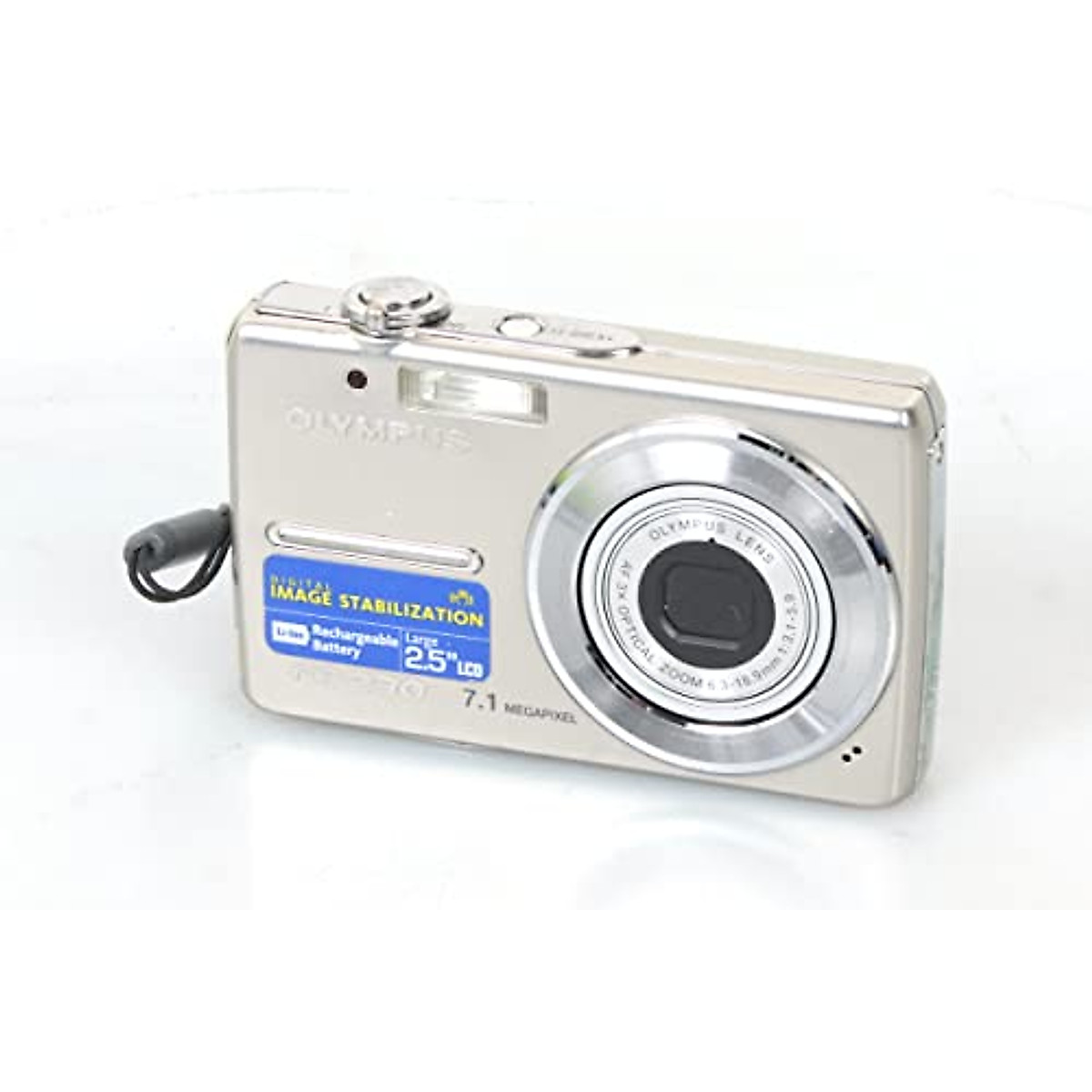 Point & Shoot Digital Camera W 2 Batteries, Strap, Memory Card, Charger