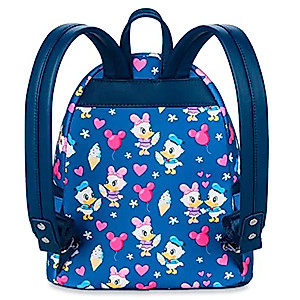 Loungefly - Disney - Donald Duck and Daisy Duck - Balloons and Ice Cream - Fashion Mini Backpack