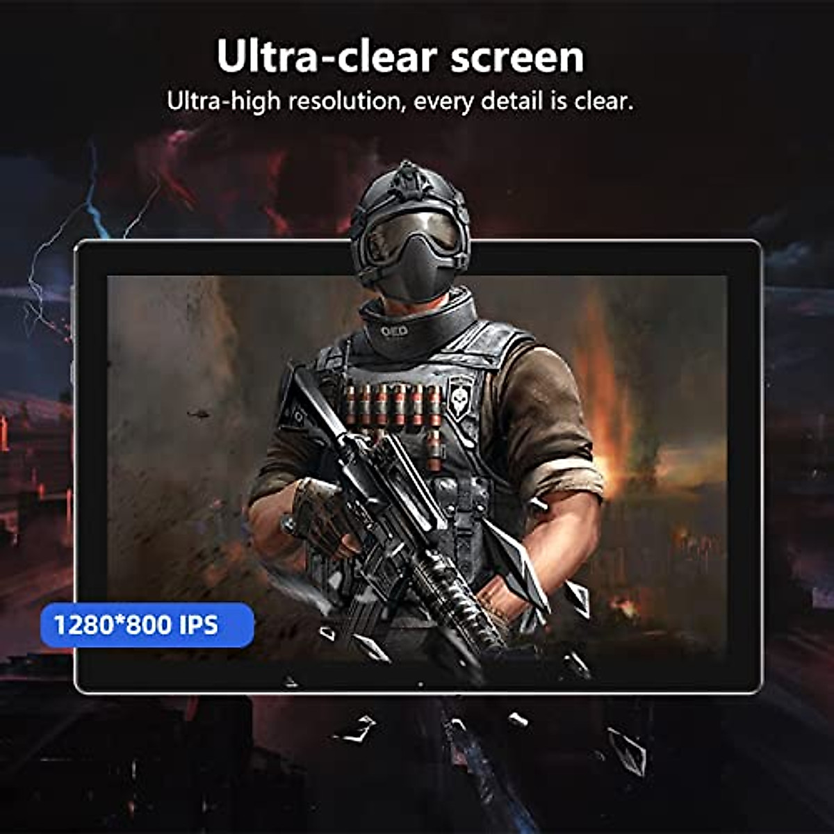 10 inch Android 11.0 Tablet, 4GB RAM+64GB ROM+512GB Expandable Computer Tablets PC, IPS Screen, 2+8MP Dual Camera, WiFi, BT, Google Certified Tablet