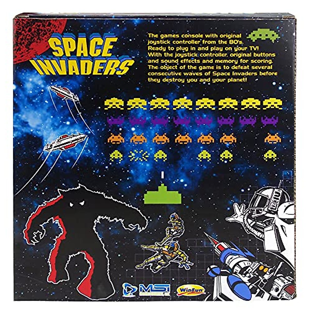 MSi Entertainment TV Arcade - Space Invaders Gaming System - Not Machine Specific