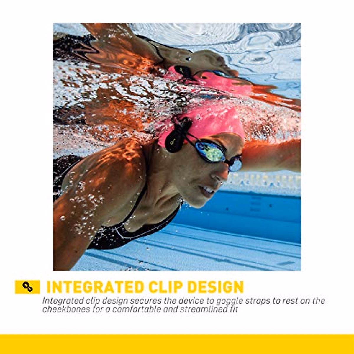 FINIS Duo Underwater Music MP3 Player with Bone Conduction Audio