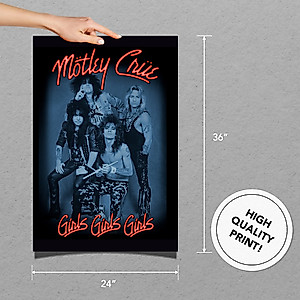 Desert Cactus Motley Crue Poster 24 inches by 36 inches Decoration Room (Design 14)