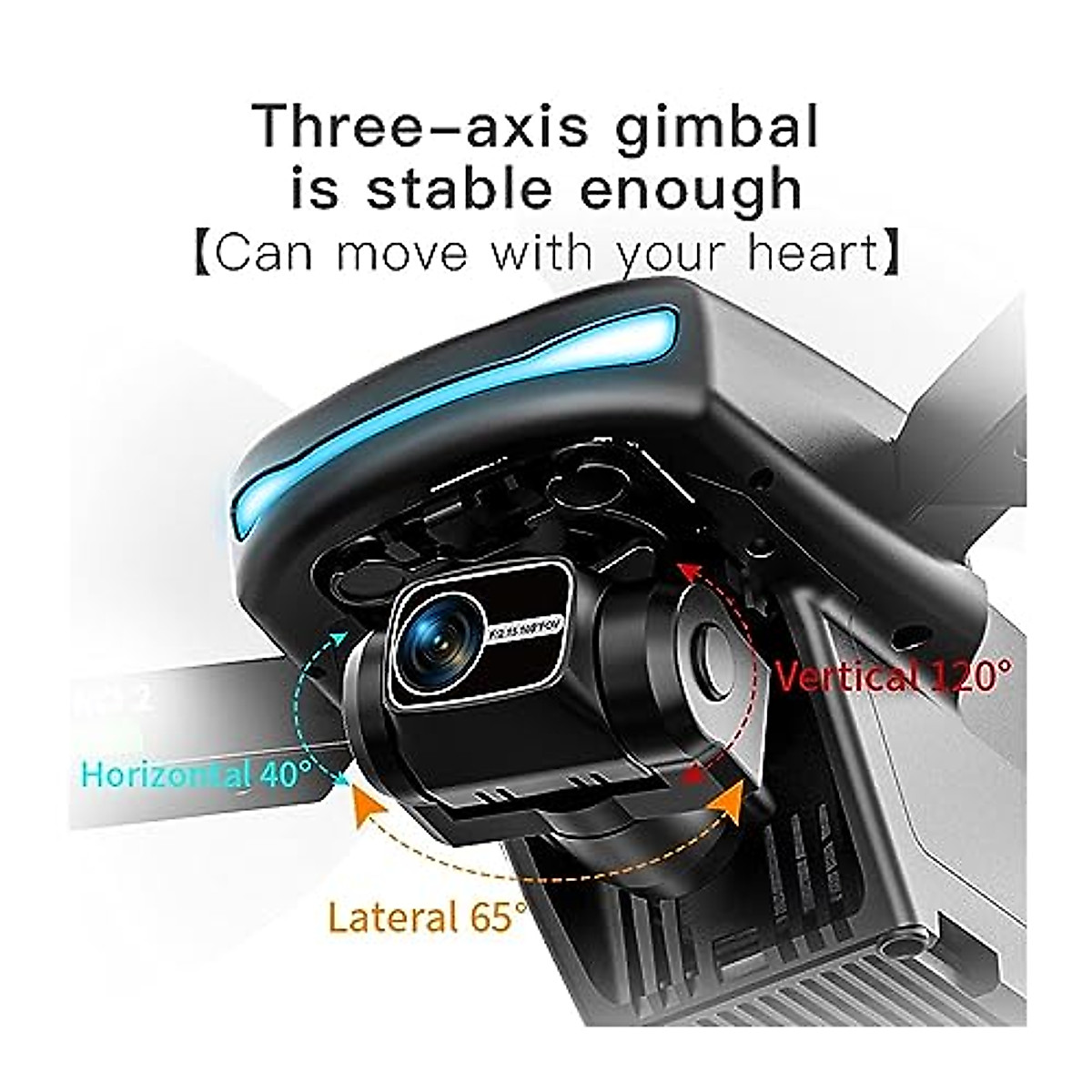 RKSTD 4K Camera GPS RC Drone For Adults, RC Quadcopter, Auto Return, Brushless Motor, Circle Flight, Waypoint Flight, Altitude Hold, Headless Mode, 360° Obstacle Avoidance