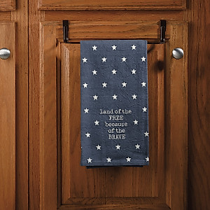 Primitives by Kathy Land of The Free Because of The Brave Home Décor Dish Towel